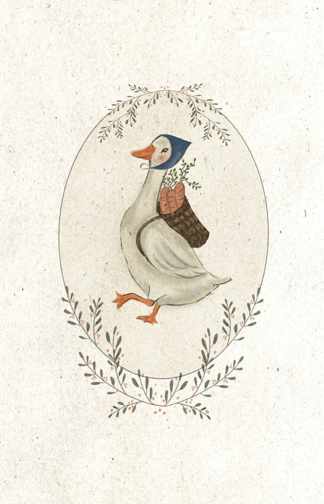 Mrs duck 4”x6” postcard “PREORDER” – Johana krasinski